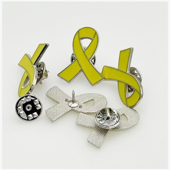 Other | Nwt Yellow Ribbon Pin | Poshmark